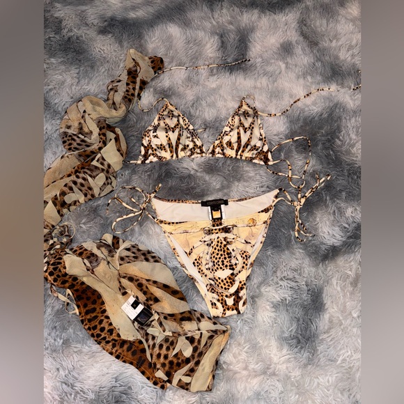 Roberto Cavalli | Swim | Roberto Cavalli Bikini Cheetah As 42 Approx 6 ...
